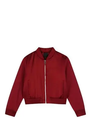 GIVENCHY Givenchy Logo Embroidered Zip-Up Bomber