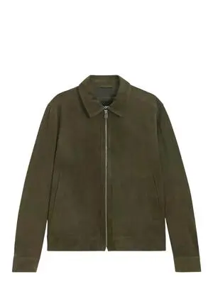 BOSS BOSS Suede Zip-Up Jacket