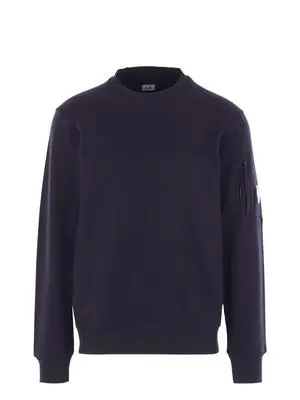 C.P. COMPANY Logo Cotton Crewneck Sweatshirt - Multicolor
