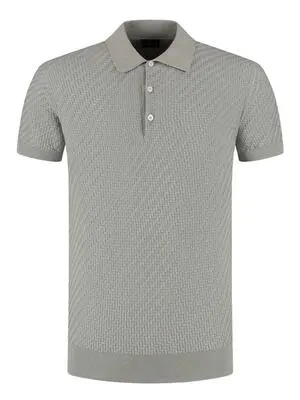 Brioni Cotton And Cashmere Polo Shirt - Multicolor