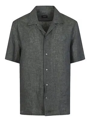 Brioni Cubana Linen Shirt - Multicolor