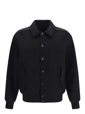 FERRAGAMO Wool And Cashmere Jacket - Black