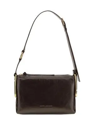 Marc Jacobs Marc Jacobs Medium Scene Leather Shoulder Bag Brown