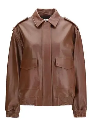 ARMA Astra Vegetal Leather Jacket - Brown
