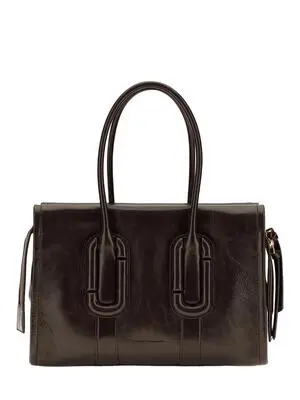 Marc Jacobs Babe City Tote Leather Handbag - Brown