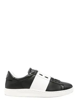 Valentino Garavani Open Royco Nappa Calfskin Trainers - Black