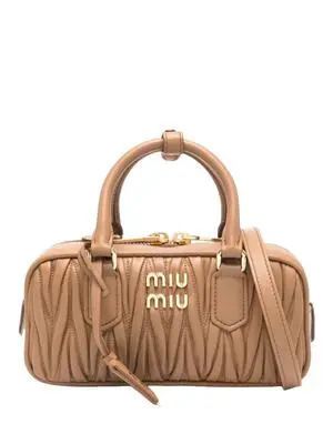 Miu Miu MIU MIU Arcadie Regular Matelassé Nappa Leather Bag Multicolor
