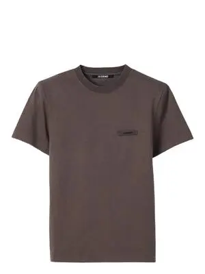 Jacquemus Le T-shirt Gros Grain Cotton T-shirt - Brown