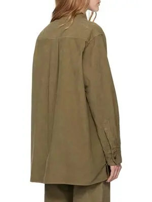 THE ROW The Row Corduroy Long Sleeve Shirt