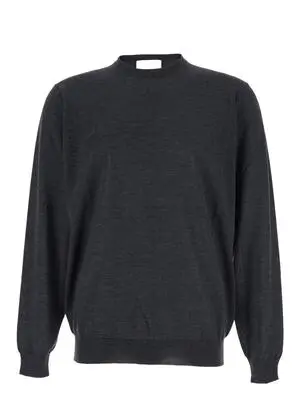 LARDINI Lardini Long Sleeved Crewneck Jumper Grey