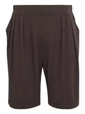 HOMEBODY Stretch-modal Pyjama Shorts - Brown
