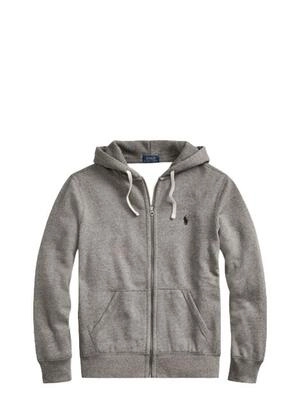 Polo Ralph Lauren Cotton Zip-up Hoodie - Gray