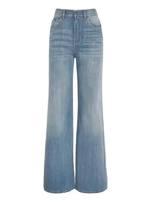 Chloé High-rise Wide-leg Jeans - Blue