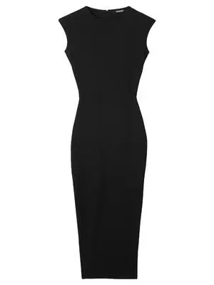 Jacquemus La Robe Alba Midi Dress - Black