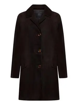Prada Suede Coat - Brown