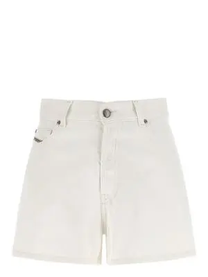 DIESEL® De-helios Denim Shorts - White