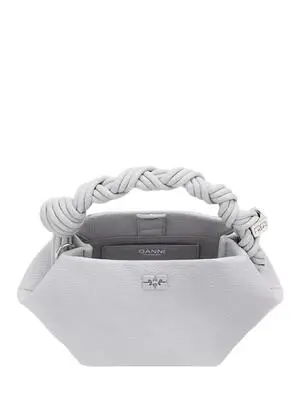 GANNI GANNI Mini Bou Bag With Twisted Handle Grey