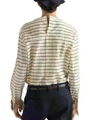 Prada Cotton Shirt Neutrals