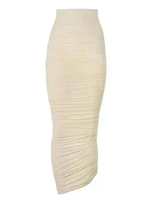 Wolford Draped Asymmetric Skirt - Neutrals