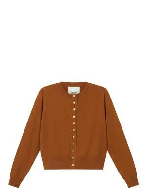 Isabel Marant Étoile Idesia Merino Wool And Cashmere Cardigan - Caramel