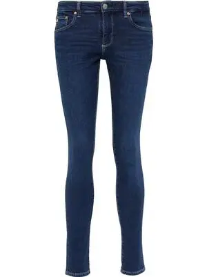 AG AG Jeans Mid-Rise Skinny Jeans