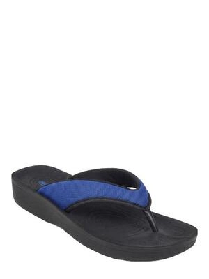 AEROTHOTIC AEROTHOTIC Supportive Flip Flops With Cushioned Footbed Navy