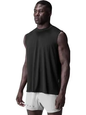 ASRV 3d-lite 2.0 Lycra Relaxed Cutoff Tank - Black