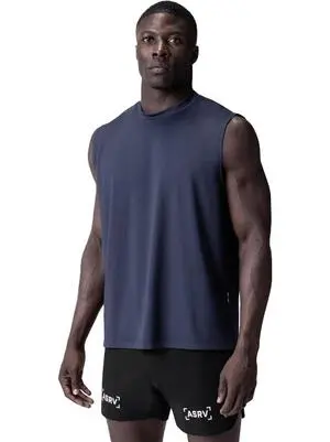 ASRV 3d-lite 2.0 Lycra Relaxed Cutoff Tank - Navy