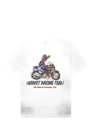 MARKET Bear On A Bike T-shirt - White