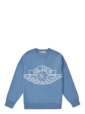 Dior X Air Jordan Wings Pullover - Blue
