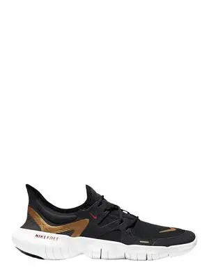 Nike Free Rn 5.0 " Metallic Gold" Sneakers - Black