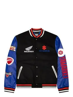 MARKET Varsity Jacket - Black