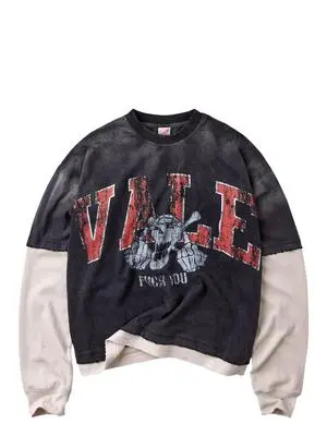 VALE FOREVER Big Brother Long-sleeve T-shirt - Black