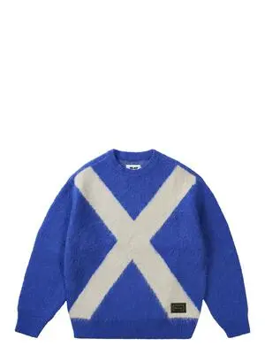 PALACE Too Hairy Flag Knit 'scotland - Blue