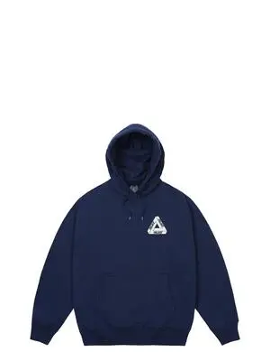 PALACE Tri-vortex Hooded Sweatshirt - Blue