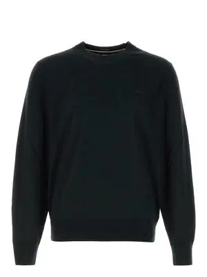 BOSS Wool Pullover Sweater - Black