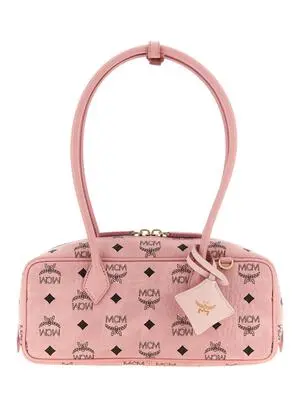 Mcm Aren East West Small Shoulder Bag - Pink