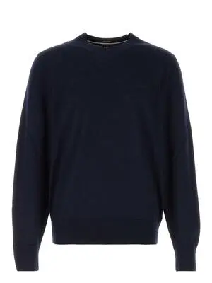 BOSS Midnight Wool Pullover - Blue