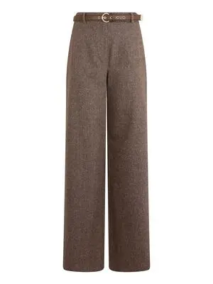 MAX MARA MAX MARA STUDIO High-Waisted Wide-Leg Trousers