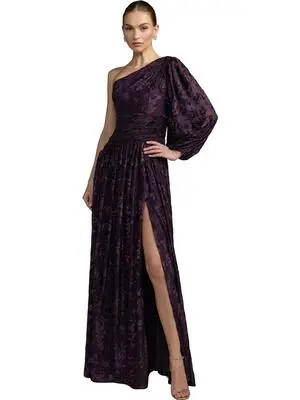 Mac Duggal One-shoulder Gown - Amethyst