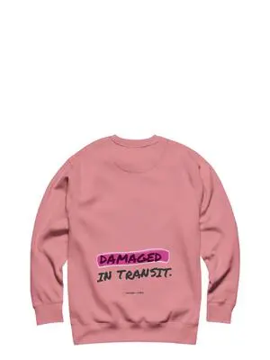 ANCHOR & CREW Anchor & Crew Organic Cotton Sweatshirt With Printed Graphic Pink