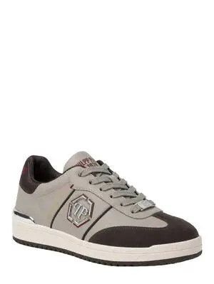 Philipp Plein Retro Hustle Bicolor Low Top Sneakers - Darkbrown
