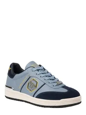 Philipp Plein Retro Hustle Bicolor Low Top Sneakers - Lightblue