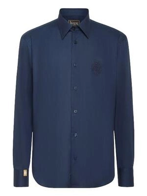 BILLIONAIRE Tencel Shirt Regular Fit - Navy