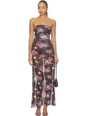 AFRM Alfie Floral Maxi Dress - Java Snake Floral