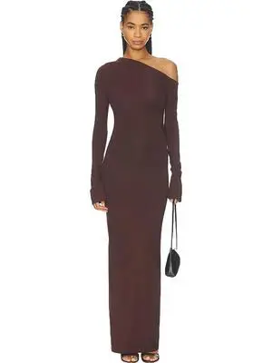 SUPERDOWN Superdown Ruched Side Maxi Dress