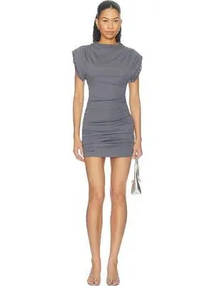 Superdown Kaiana Mini Dress With Grommet Detail - Grey