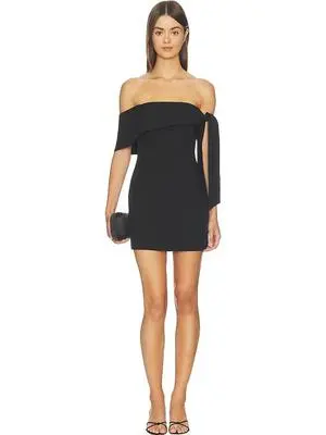 Superdown Astar Off-the-shoulder Mini Dress - Black
