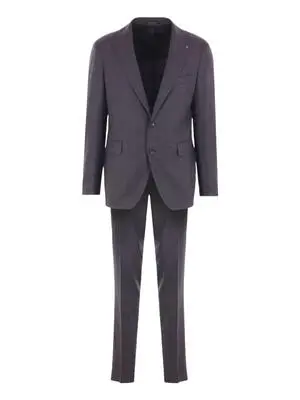 Tagliatore Single-breasted Tailored Suit - Black