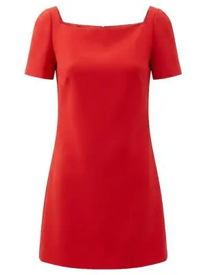 Valentino Garavani Sweetheart-neck Mini Dress - Red